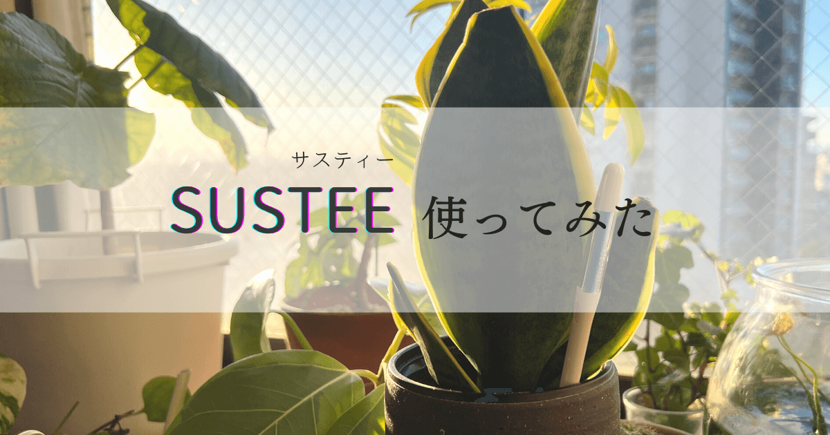 観葉植物におすすめの水分計SUSTEE(サスティー)とは!?評判や使い心地をレポート！ ~ ウンベラータ相談室